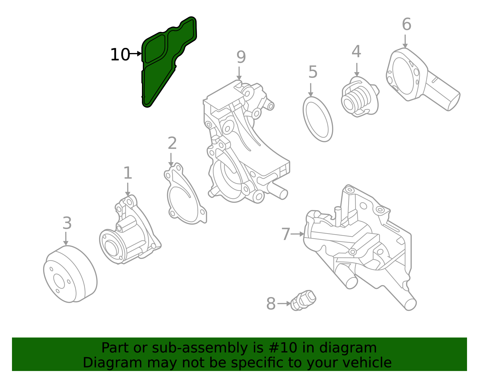 13050-5RB0B - Housing Gasket 2023-2025 Nissan | Sullivan Brothers Nissan