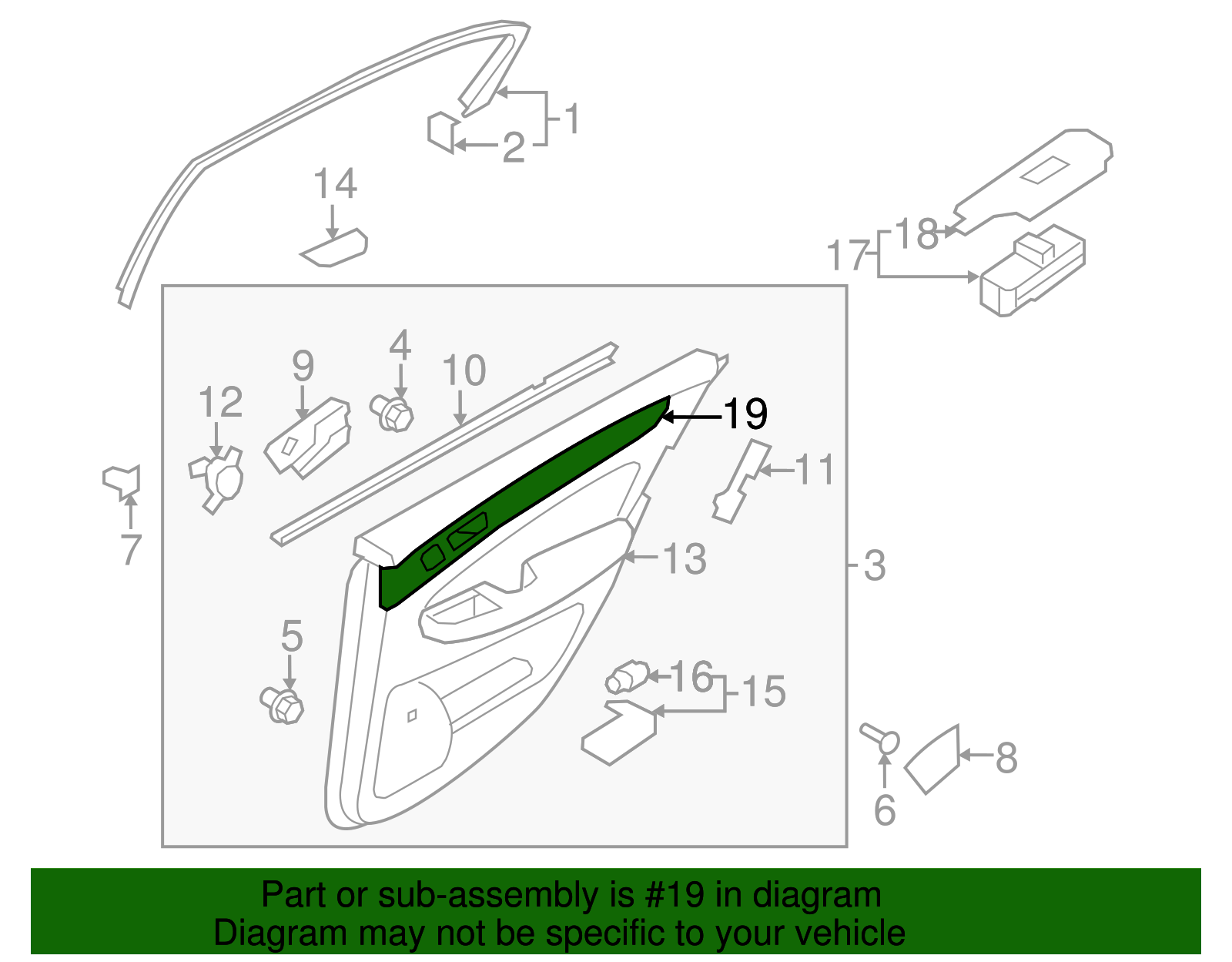 Hyundai - 83342-3M010-PB2 - Trim Bezel - 2013-2014 Hyundai Genesis ...