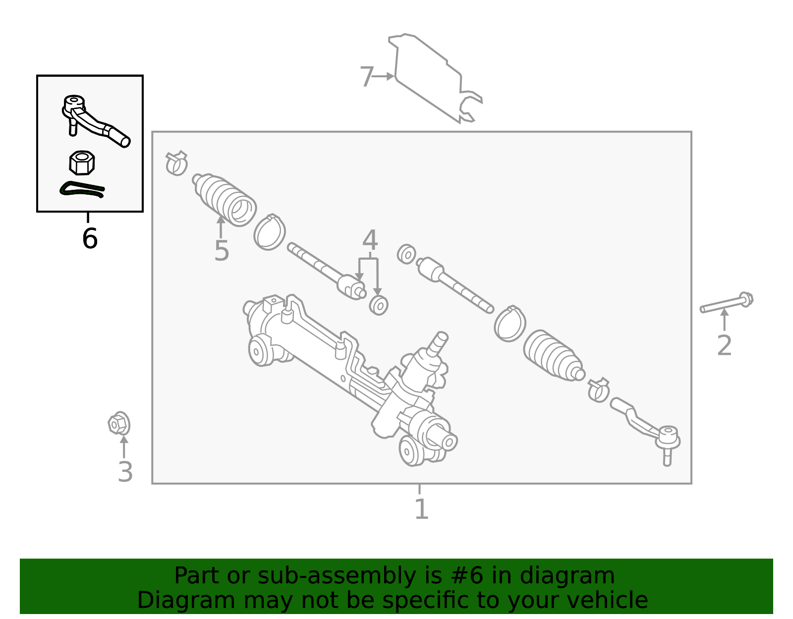Genuine Official Toyota Outer Tie Rod part# 45470-09080 for 2007-2011 ...