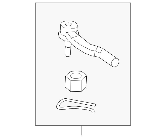 Genuine Toyota Outer Tie Rod part# 45470-09080 for 2007-2011 Toyota ...