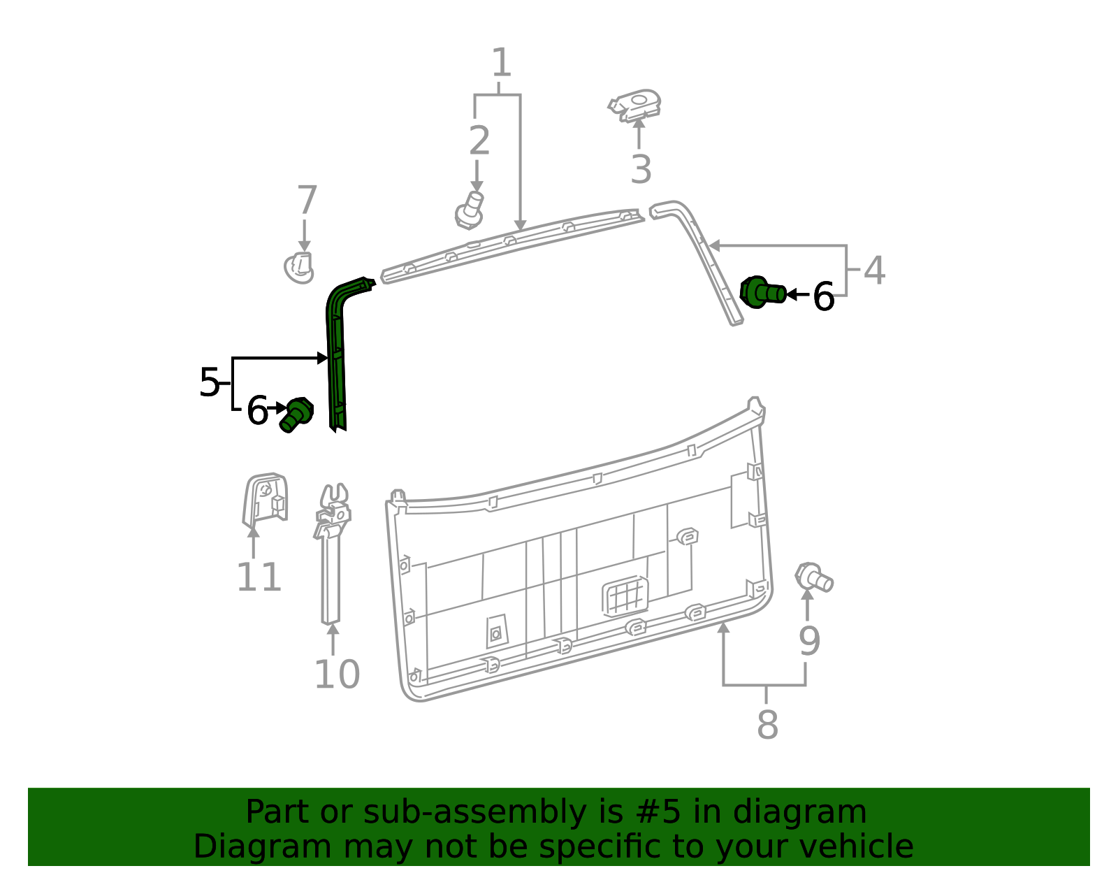 67938-0C030-C0 - Side Trim 2008-2022 Toyota Sequoia | Norm Reeves ...