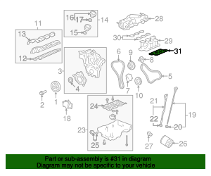 12735534 - Gasket 2008-2017 GM | Chevrolet Parts Direct
