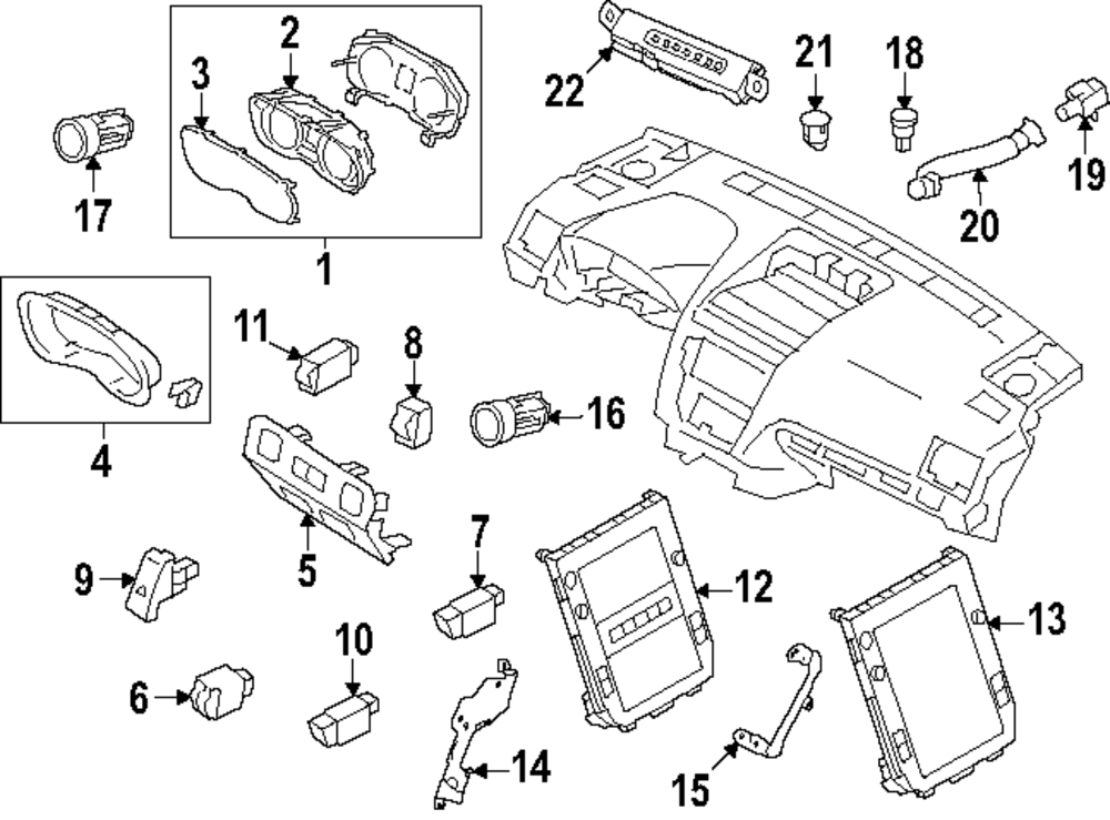 85075VC000 - 2024 Subaru Crosstrek - Cluster Lens | OEM Subaru Parts Center