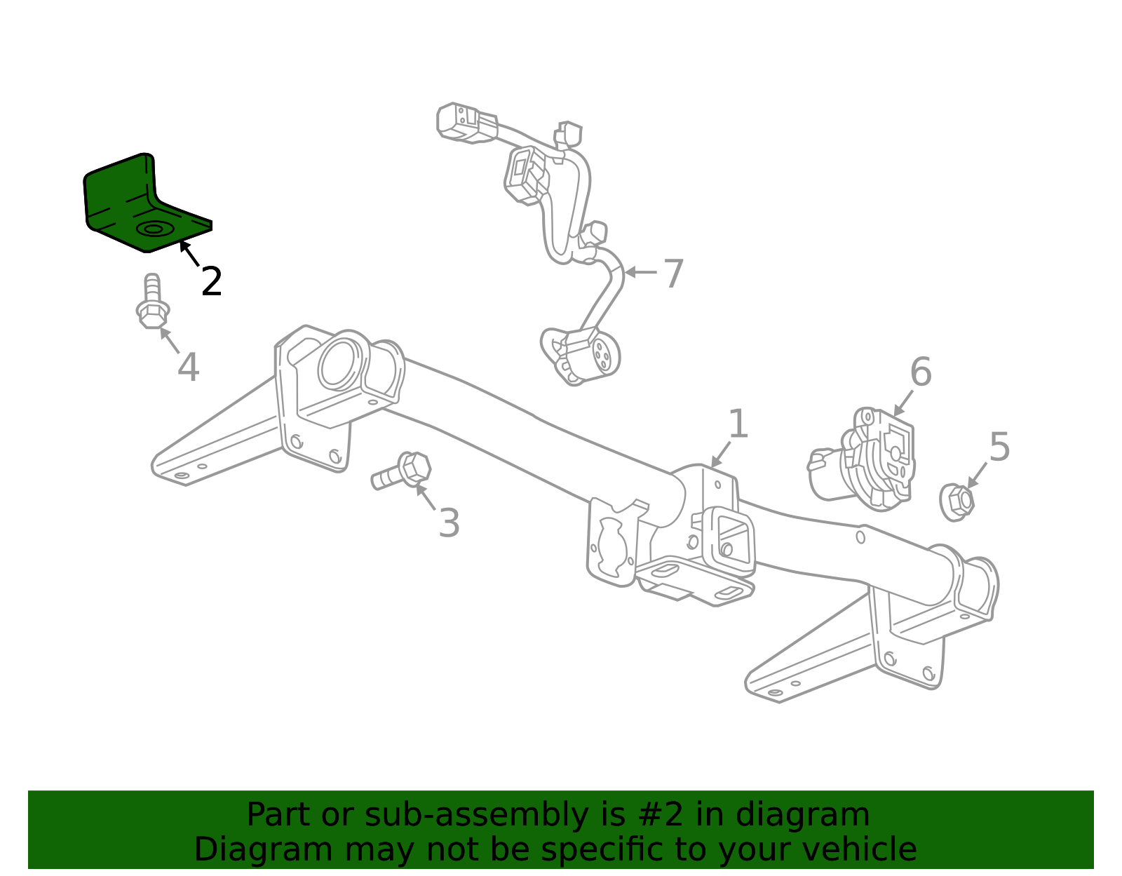 84389265 - High-Quality Trailer Hitch Platform Reinforcement Plate for ...