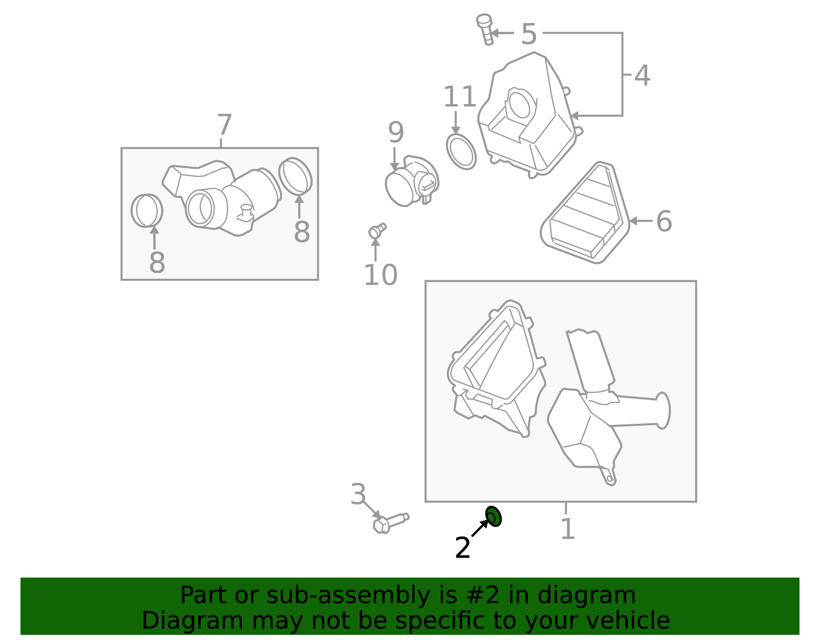 GM Parts | Genuine Air Intake Insulator Part# 12563914 | GM Parts Store
