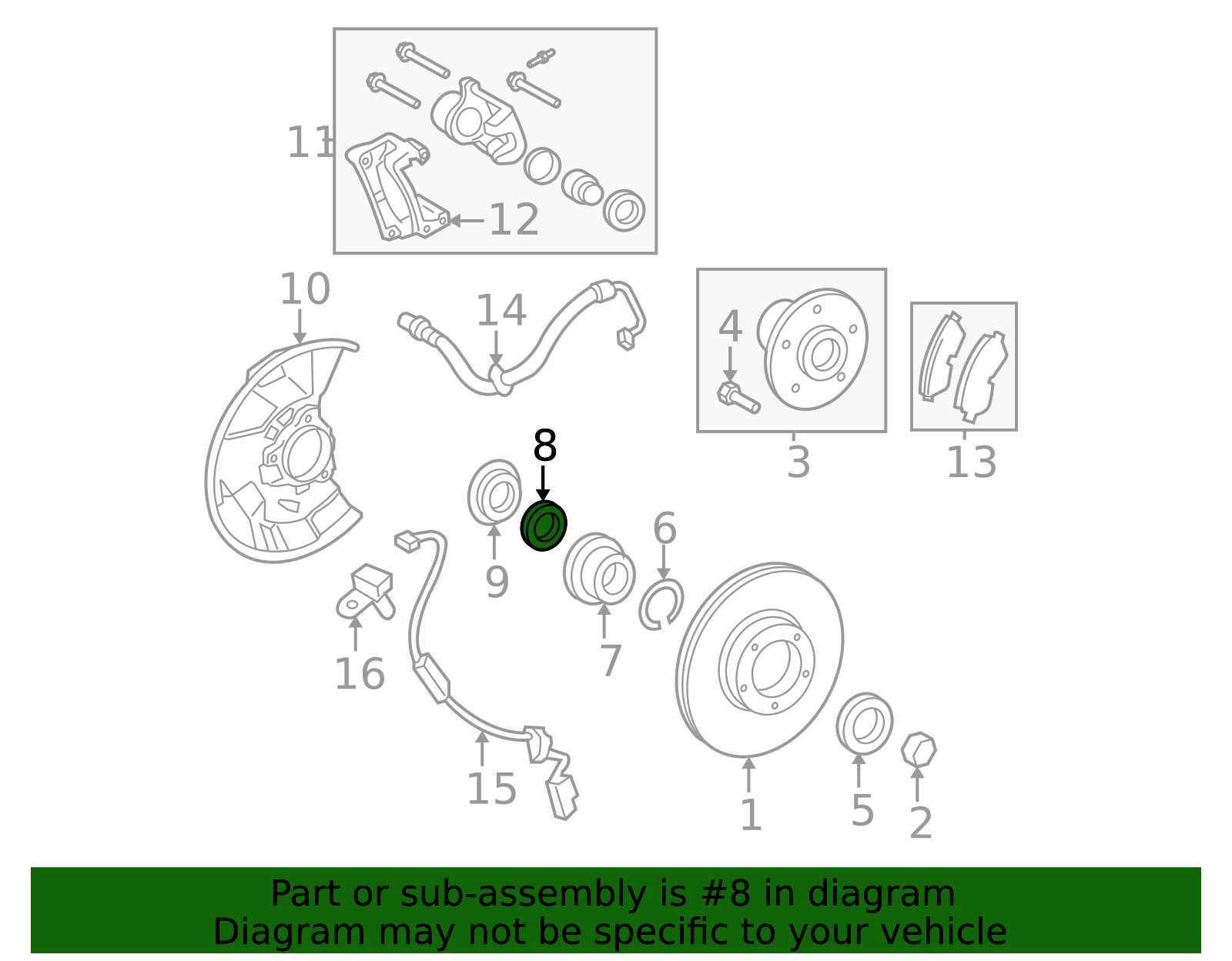 2005-2015 Toyota Tacoma Oil Seal Spacer 43524-35020 | Toyota Parts Center