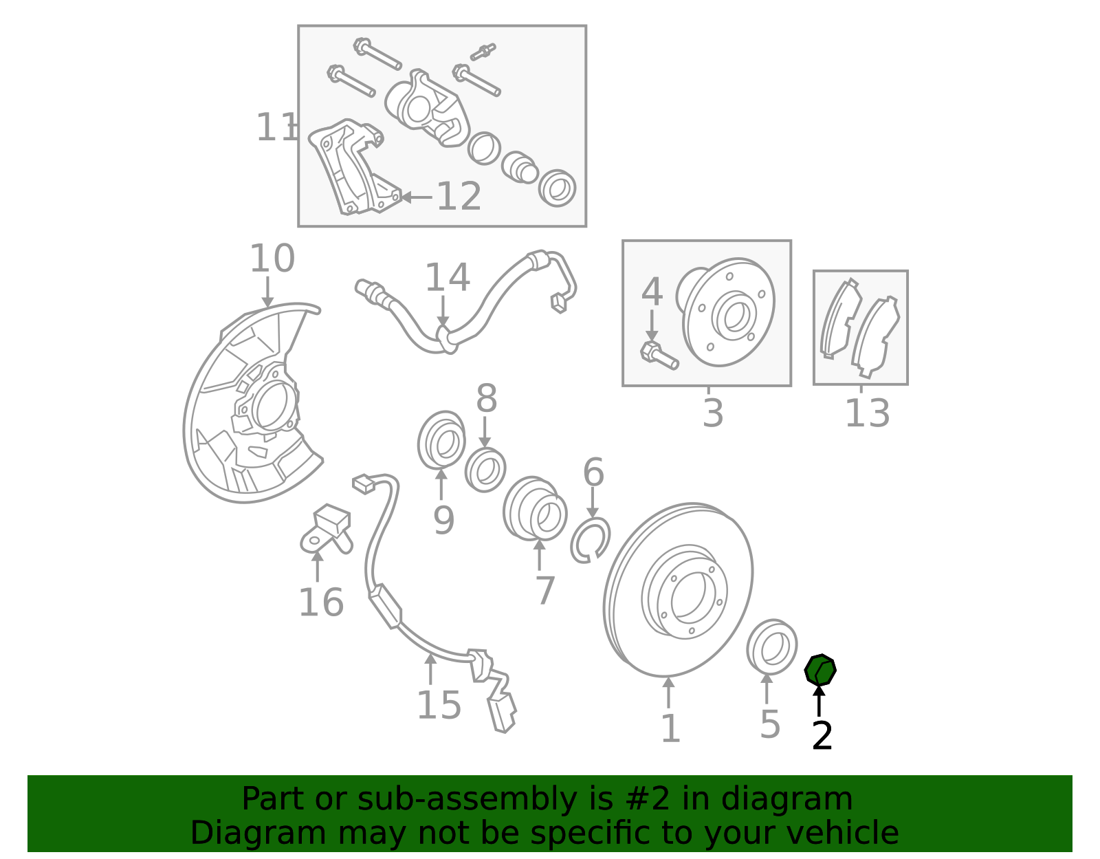 90177-A0013 - Axle Nut (Left, Right, Front) Longo Toyota Parts