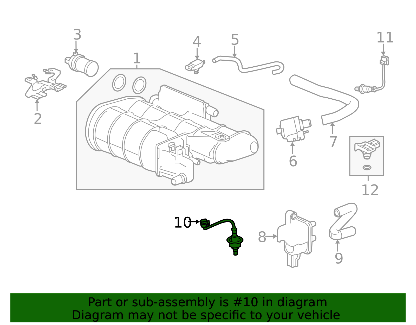 36531-5A2-A01 - Oxygen Sensor Honda Acura Parts Direct