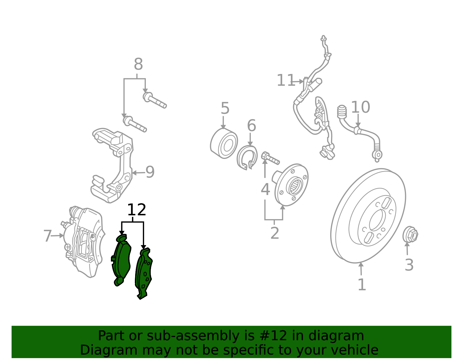 Kit - Brake Lining Front 5U2Z-2V001-L | Awesome Parts Ford