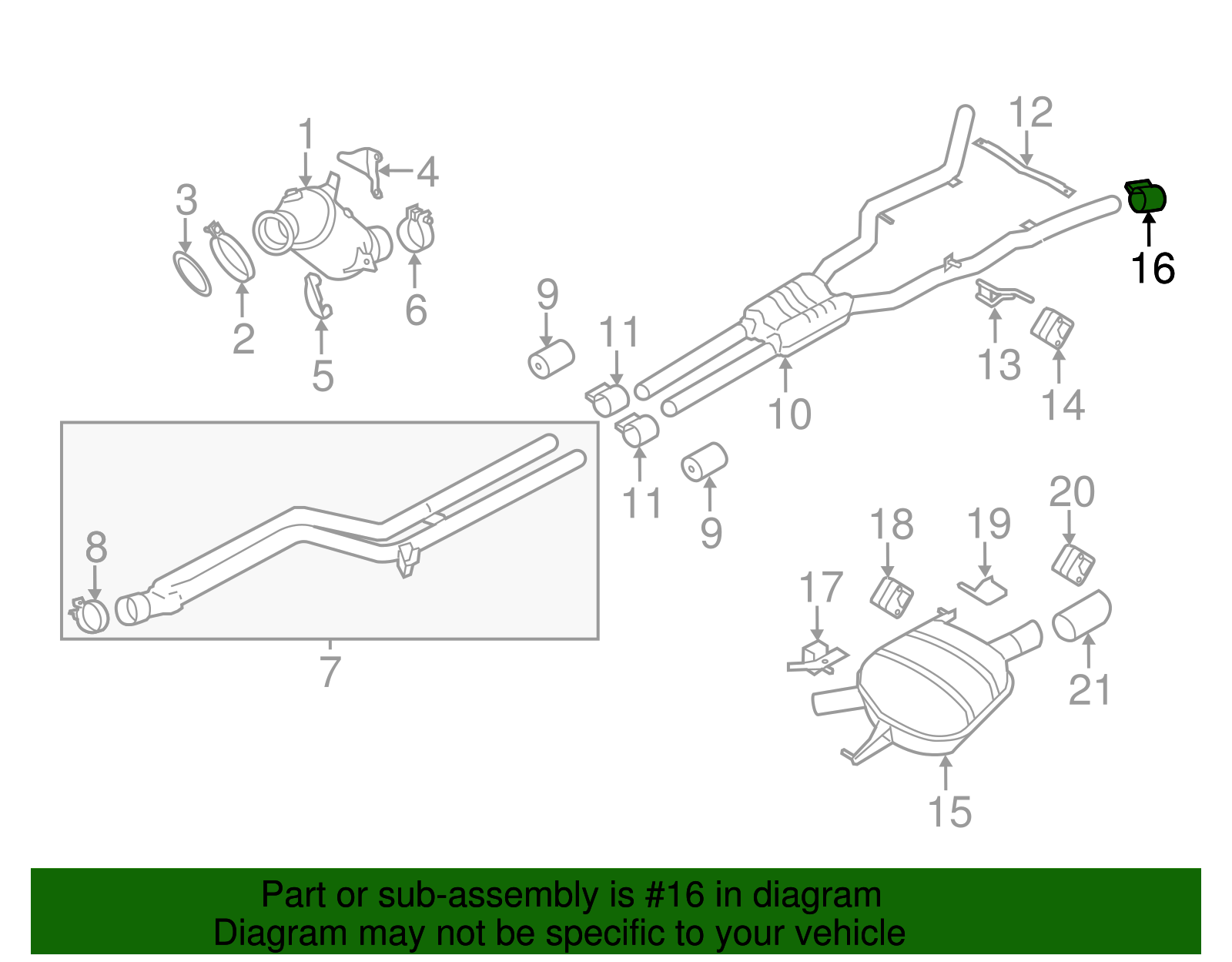 18307560779 - 1995-2019 BMW Exhaust Pipe Clamp (18-30-7-560-779) | BMW ...