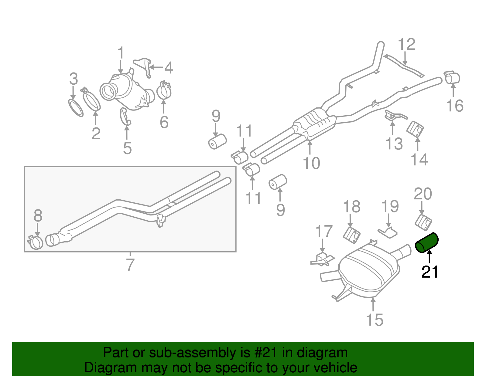 18307600123 - 2010-2016 BMW Tail Pipe Extension (18-30-7-600-123) | BMW ...