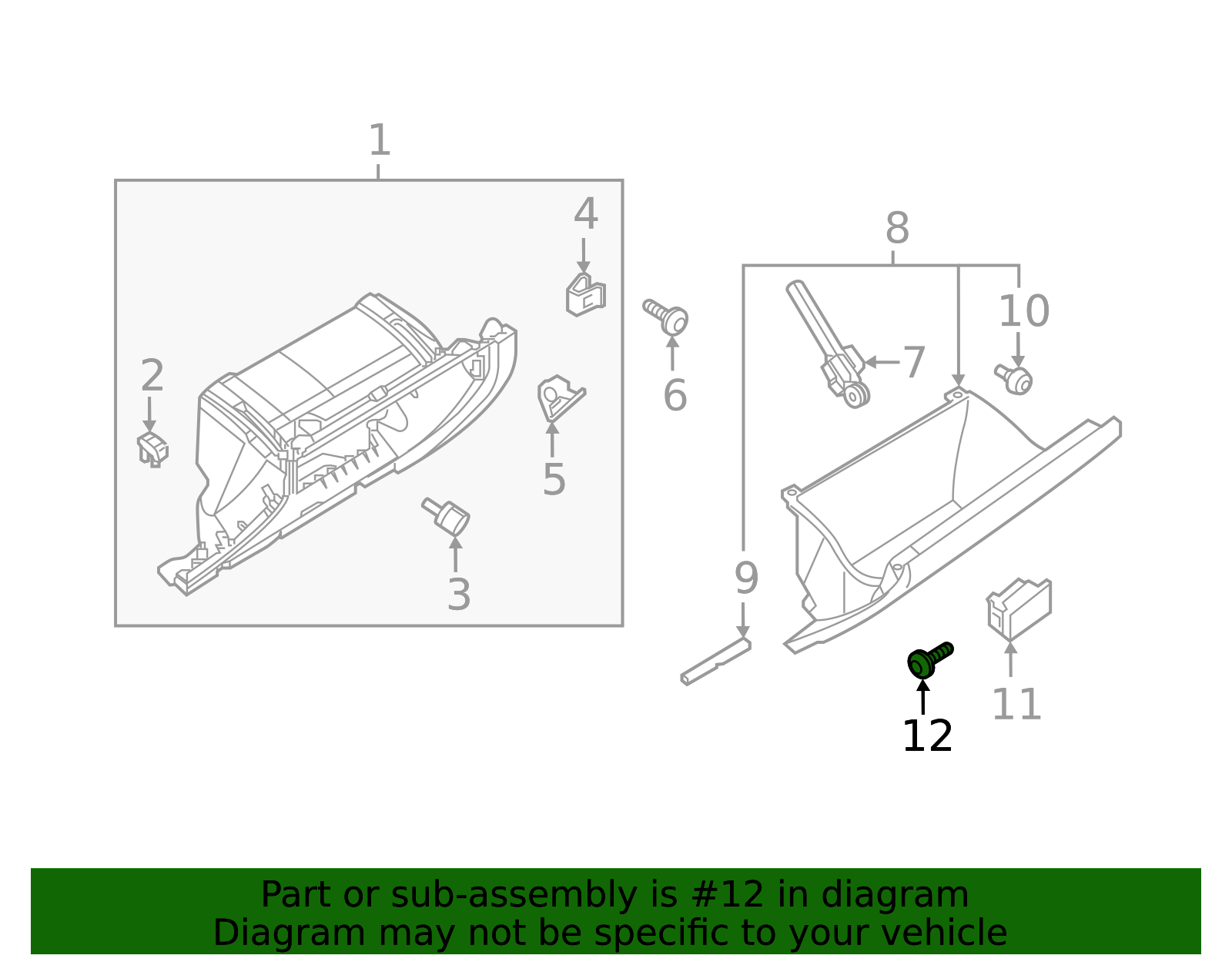 N-106-021-01 - 2019-2025 Volkswagen - Handle Bolt | Order Euro Parts