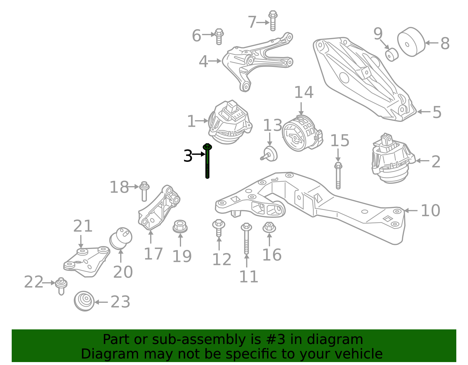 13-62-9-907-870 - Motor Mount Bolt 2018-2025 BMW | BMWPartsDirect.com