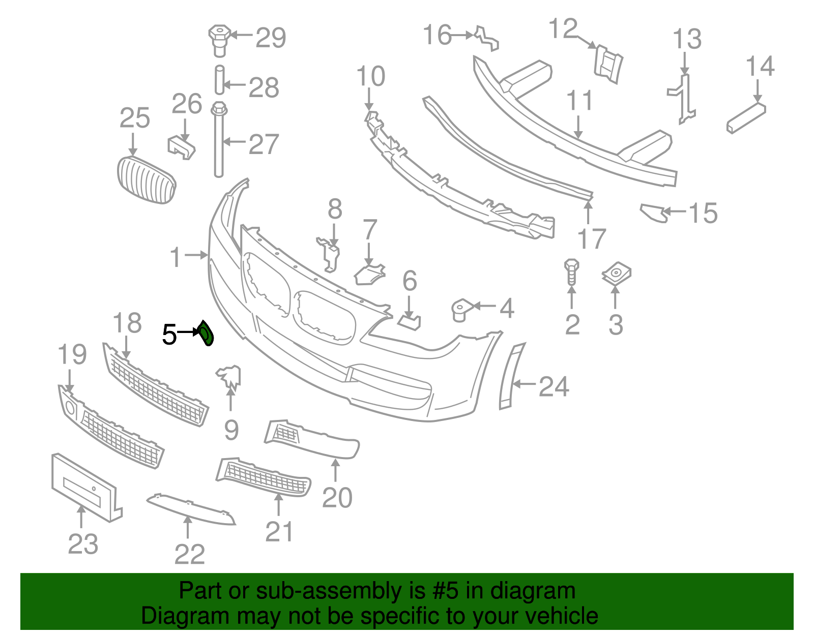 51-11-8-045-118 - Tow Bracket Cover 2010-2015 BMW | BMW Mini Parts ...