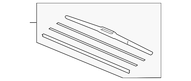 2010-2015 Lexus RX350 Wiper Blade 85222-0E020 | OEM Parts Online