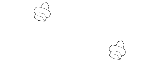 91560-TLA-A01 - Clip Tailgate Garnish (Seal) | Honda Factory Parts