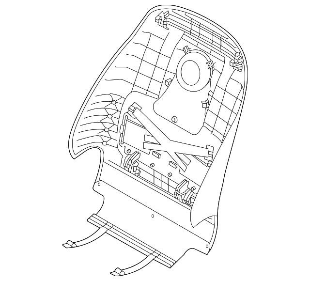 2021-2025 Genesis Seat Back Panel 88390-T1020-NNB | OEM Parts Online