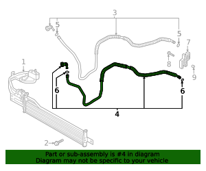 25473-D2700 - High-Quality Automatic Transmission Oil Cooler Hose ...