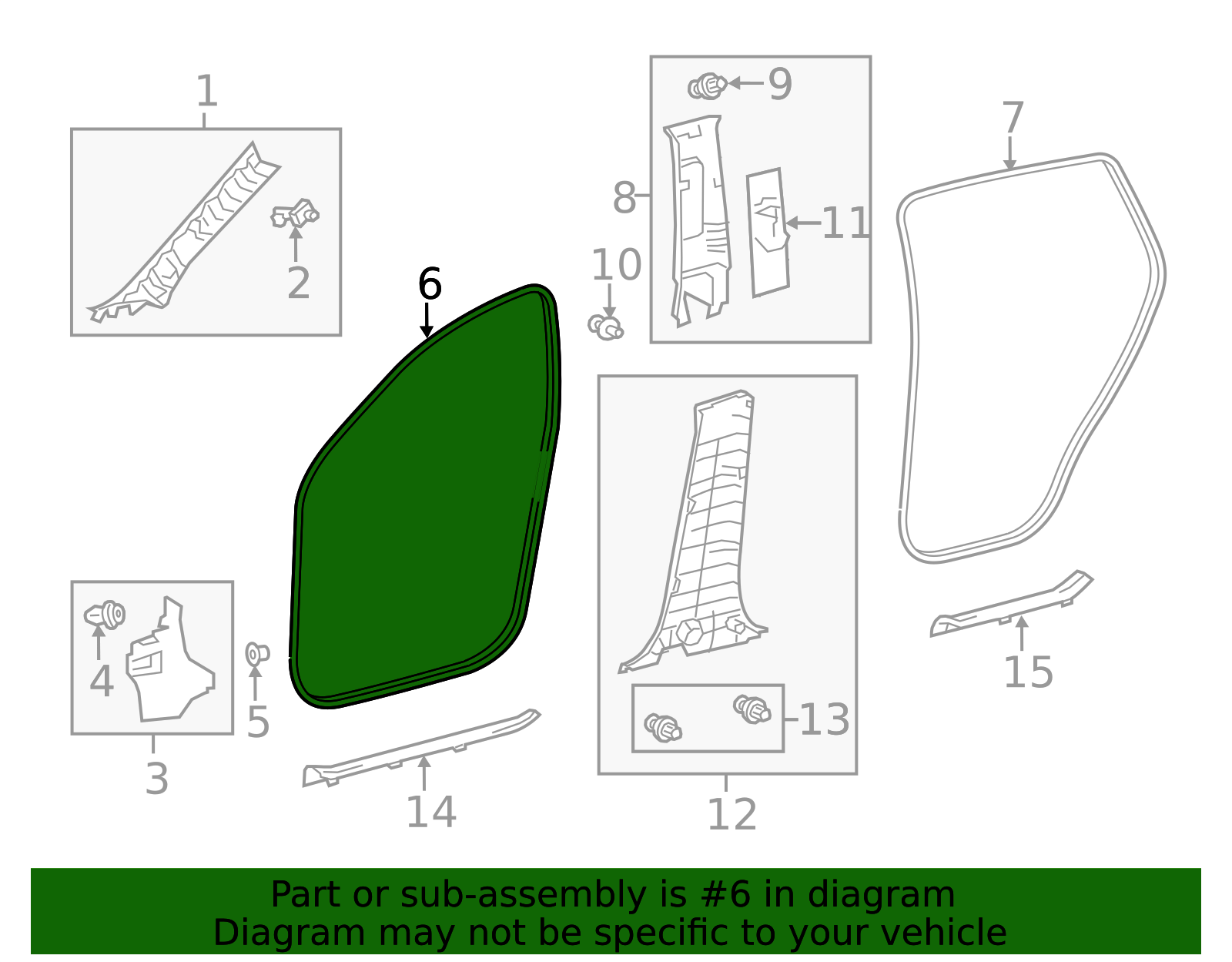 2019-2025 Toyota Surround Weather-Strip 62311-0R060 | MotorMotor