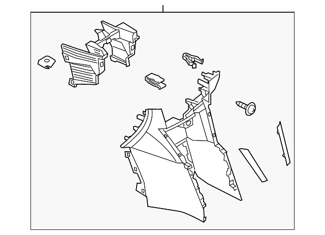 KD45-64-320C-02 - Front Console - 2013-2015 Mazda CX-5 | Mazda OEM ...