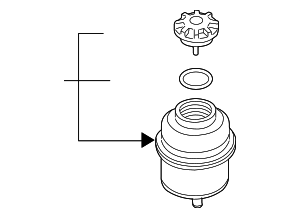 32416782538 - 2002-2013 BMW Power Steering Pump Reservoir (32-41-6-782 ...