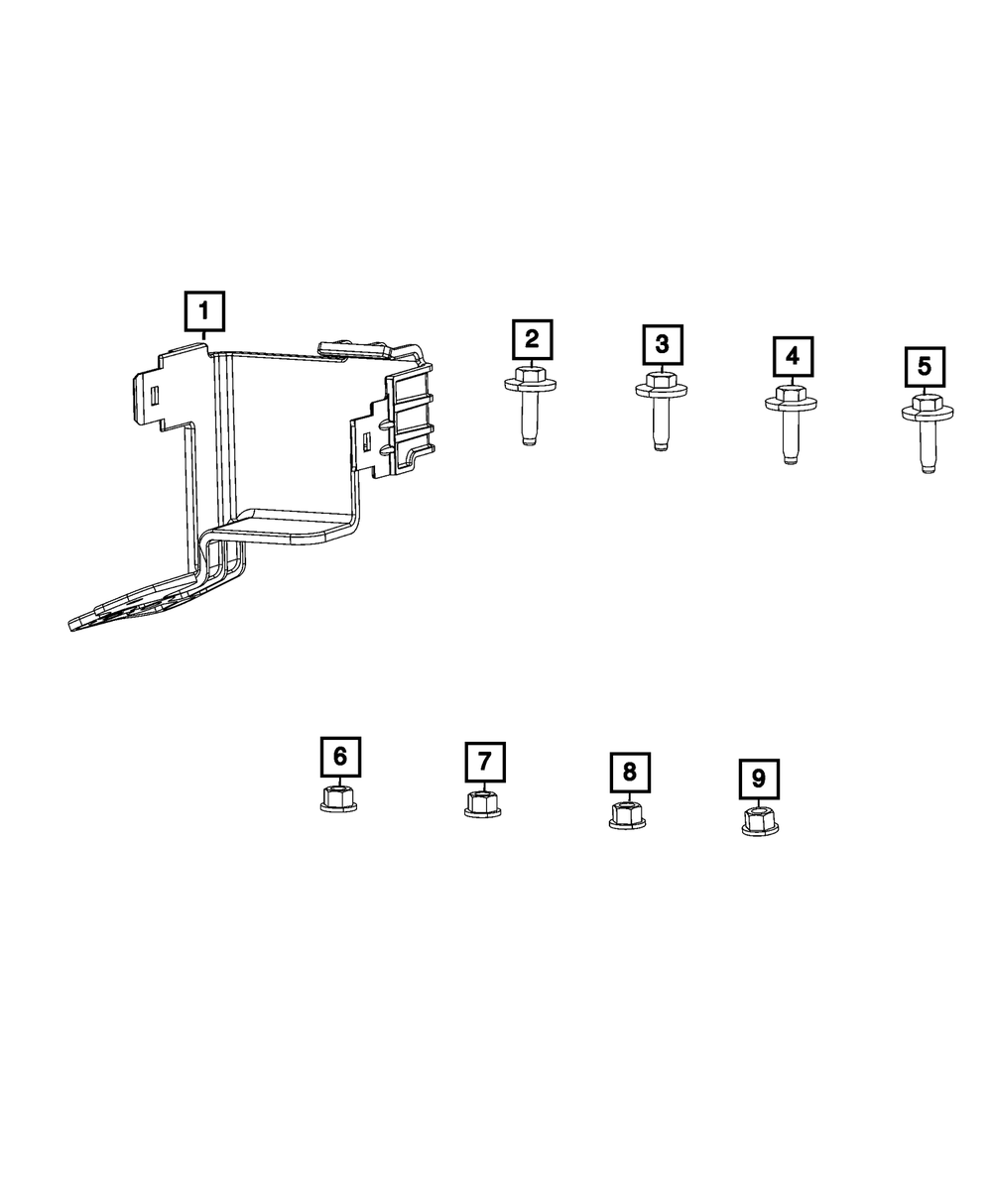 68376032AA - Power Distribution Center Bracket The Official Mopar eStore