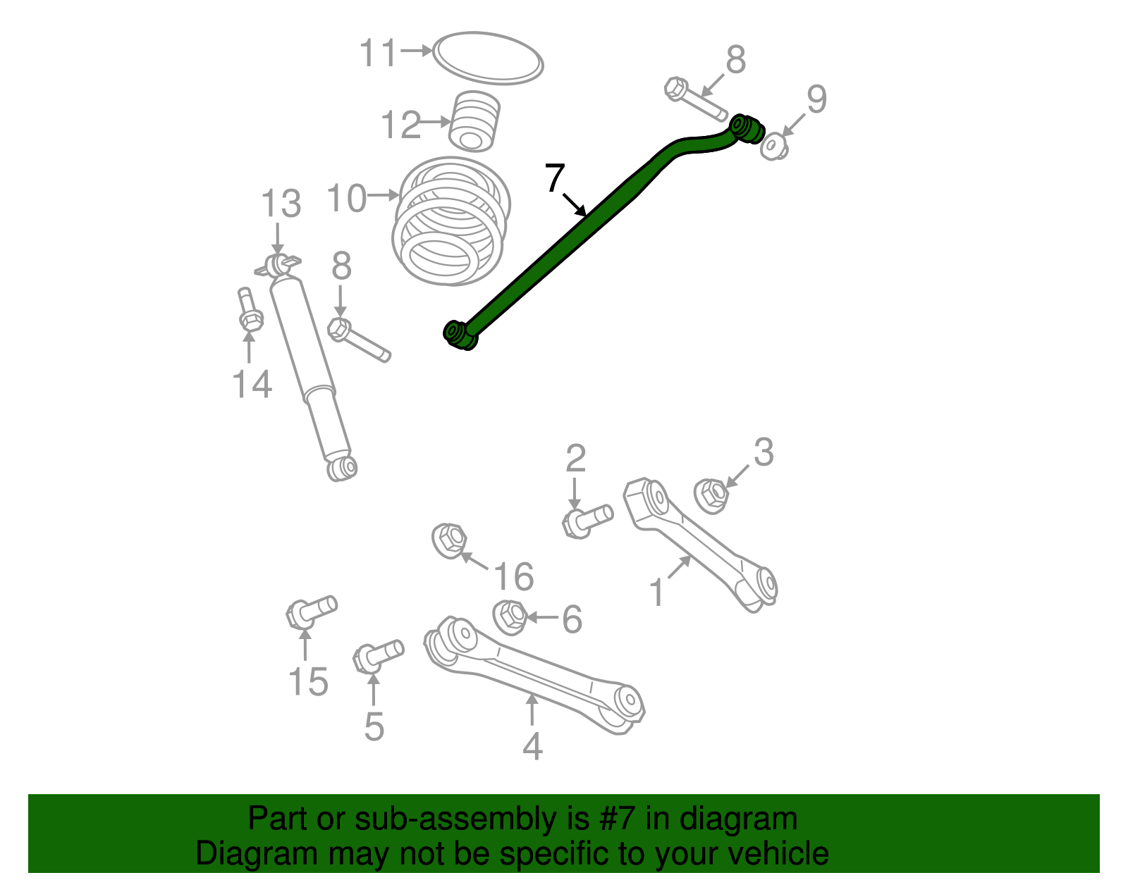 2007-2018 Jeep Bar 52060024AE | Mopar Parts Canada