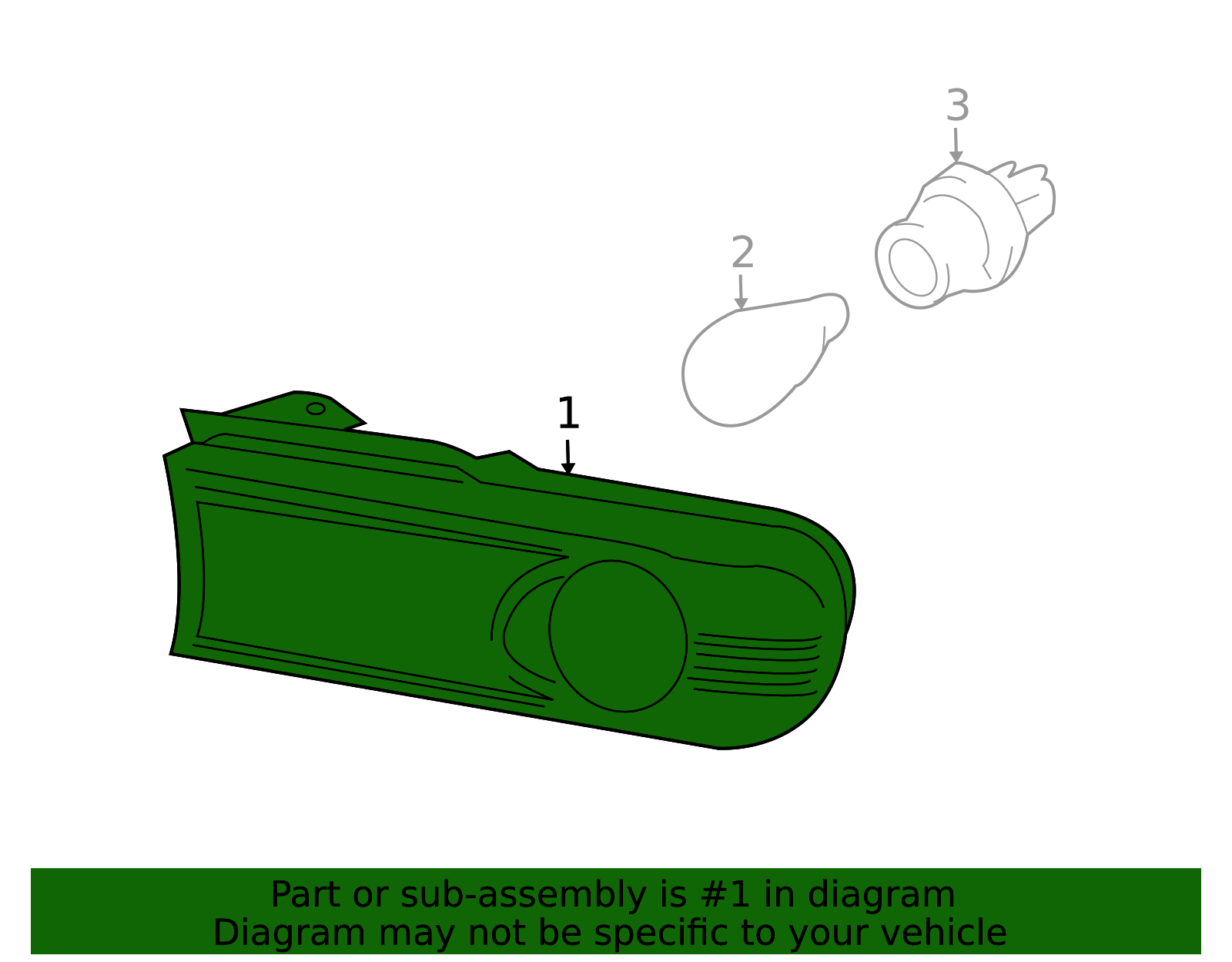 Genuine Official Toyota Turn Signal Light Assembly part# 81131-35560 ...