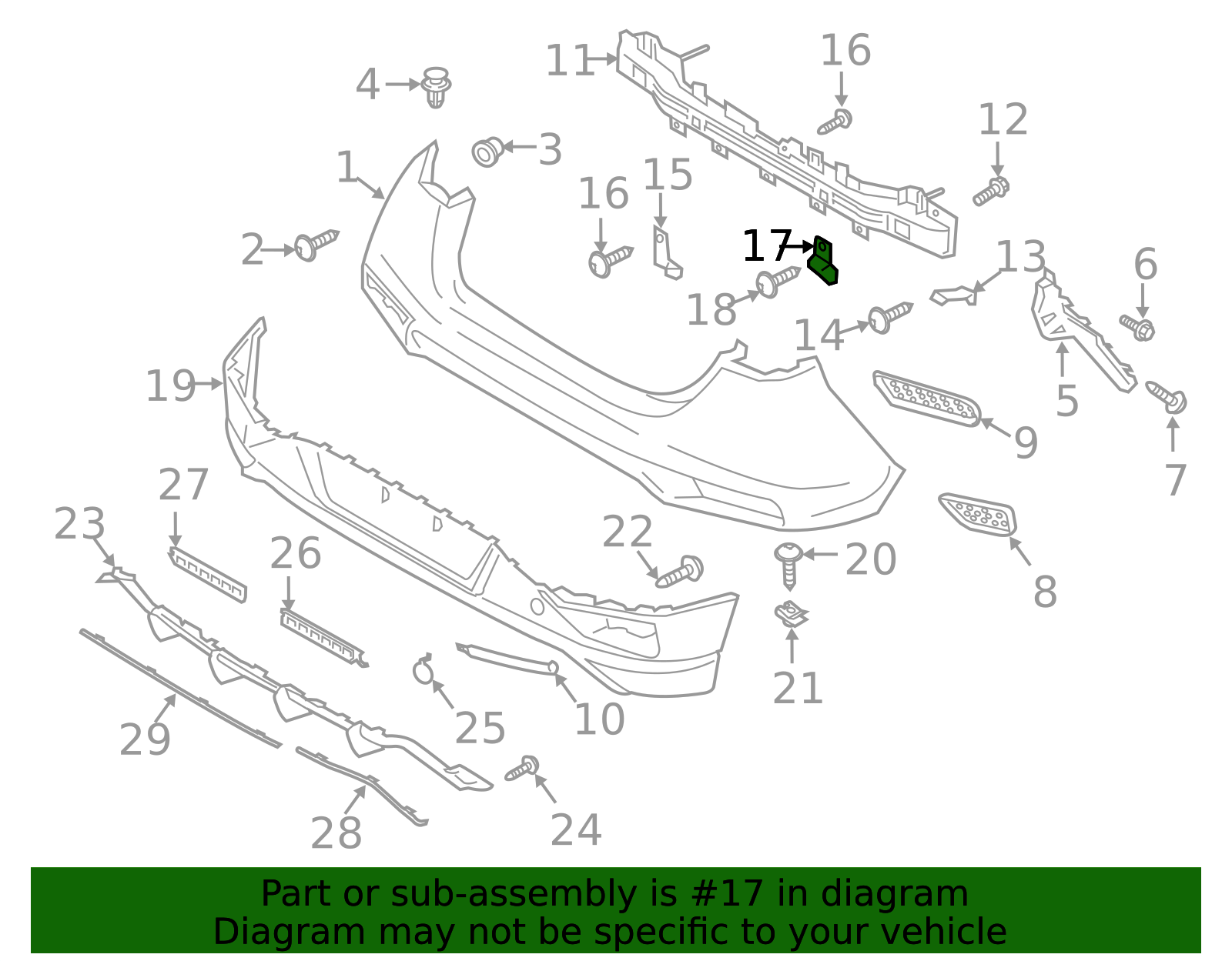 2019-2022 Hyundai Veloster N Lower Bracket 86638-K9100 | QuirkParts