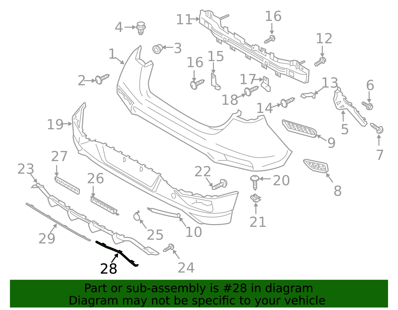 2019-2022 Hyundai Veloster N Side Trim 86698-K9000 | QuirkParts