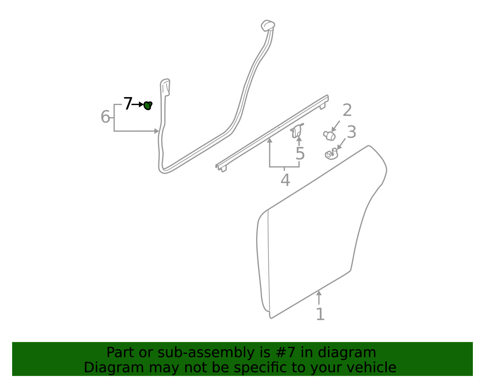 2000-2025 Subaru Door Weather-Strip Clip 909120024 | OEM Parts Online
