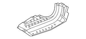 2022-2025 Kia Carnival Bumper Splash Shield 86675-R0000 | TascaParts.com