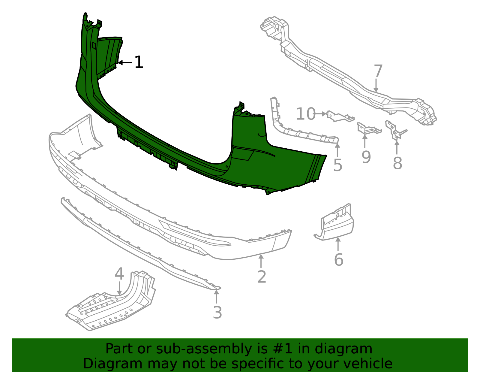 86611-R0000 - Bumper Cover 2022-2024 Kia Carnival | Kia.Parts Store