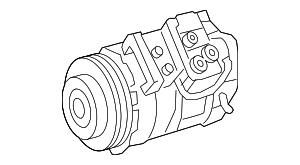 Genuine OEM Refrigerant Compressor | 000-830-22-00 | Fits Select 2012 ...