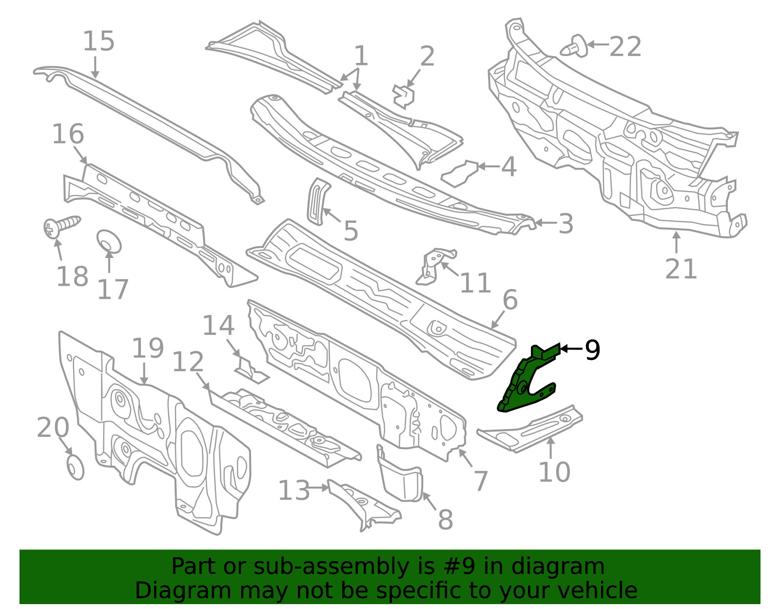 2015-2023 Volkswagen Corner Reinforced 5Q0-803-343 | VW Direct Auto Parts