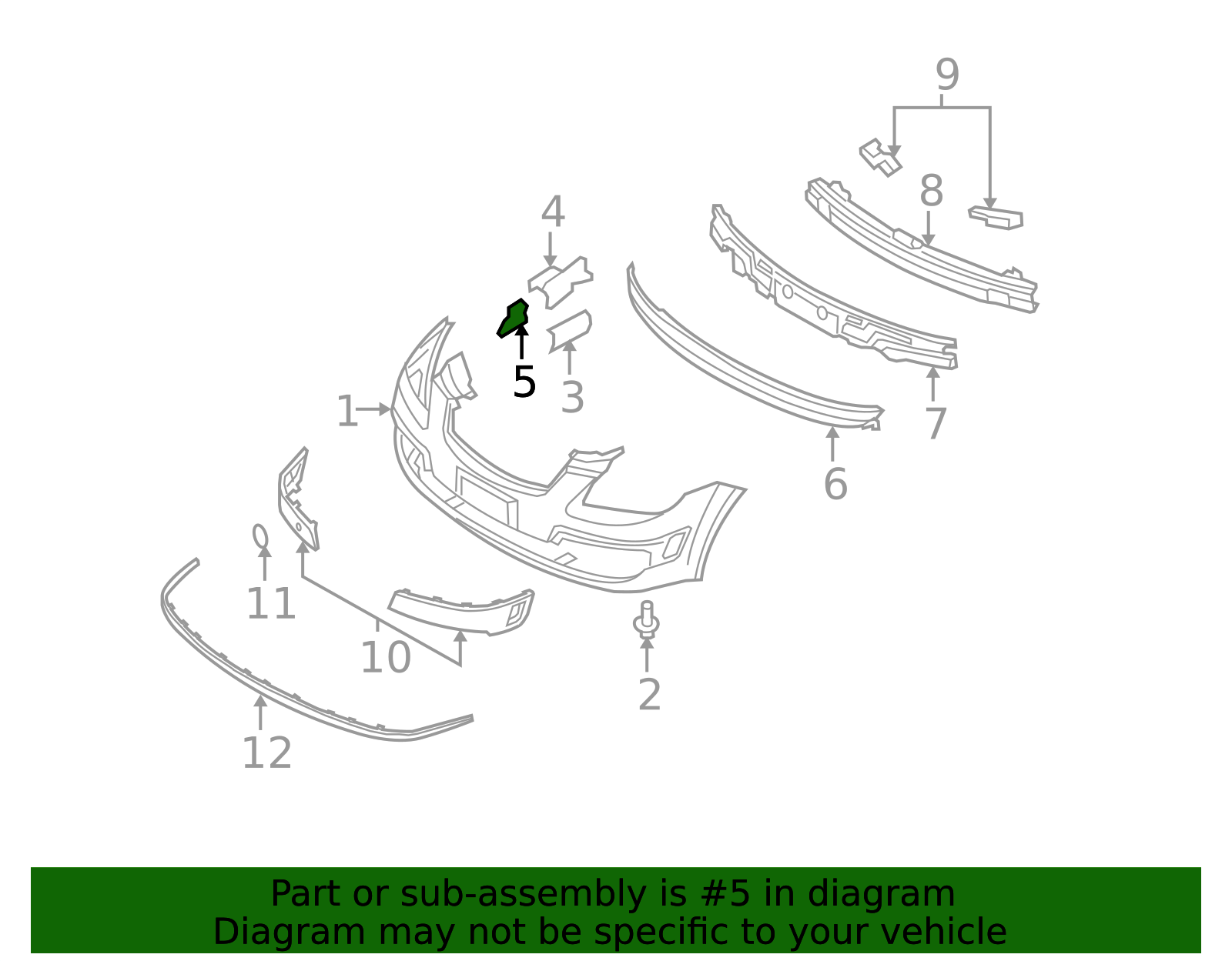 86515-1G000 - Bumper Cover Side Bracket 2006-2011 Kia | Kia.Parts Store