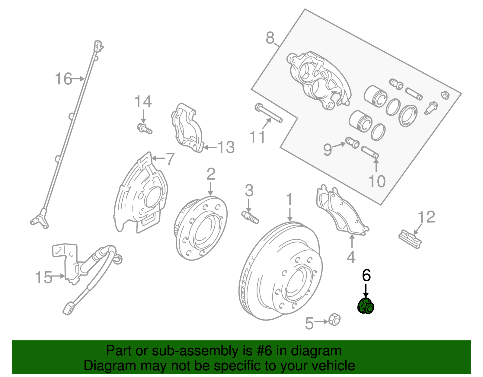 2003-2010 Dodge Nut 05086660AA | Mopar Parts Canada