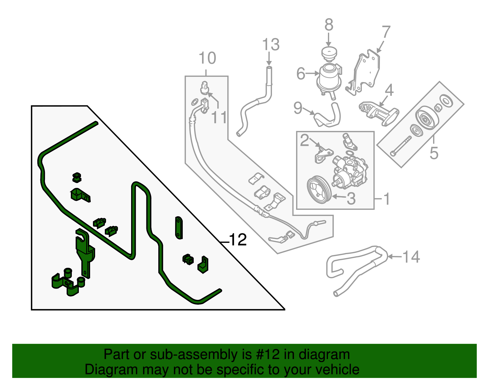 2009 Nissan Power Steering Cooler 49790-EB000 | Nissan Parts Central