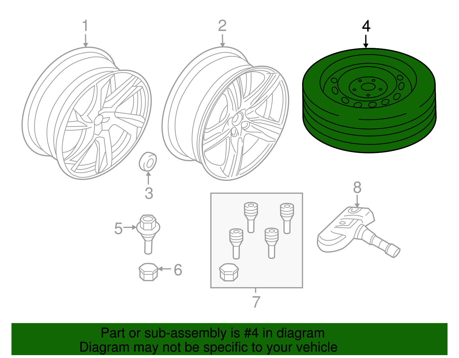 2016-2025 Volvo Center Cap 32243631 | TascaParts.com