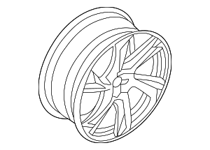 2016-2026 Volvo XC90 Wheel 22-Inch 6-Double Spoke 31454204 | OEM Parts ...