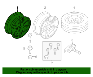 2016-2025 Volvo XC90 Wheel 22-Inch 6-Double Spoke 31454204 | OEM Parts ...