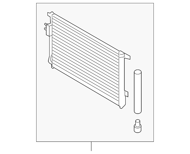 2021-2023 Hyundai Santa Fe A/C Condenser 97606-P2500 | OEM Parts Online