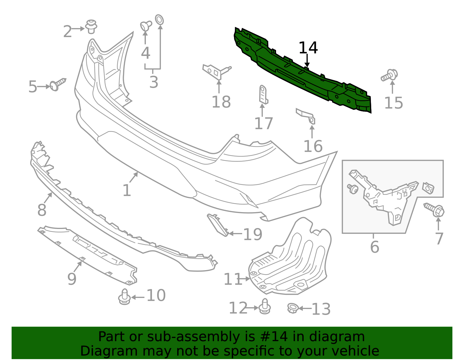 2018-2019 Hyundai Sonata Impact Bar 86631-C2700 | MotorMotor