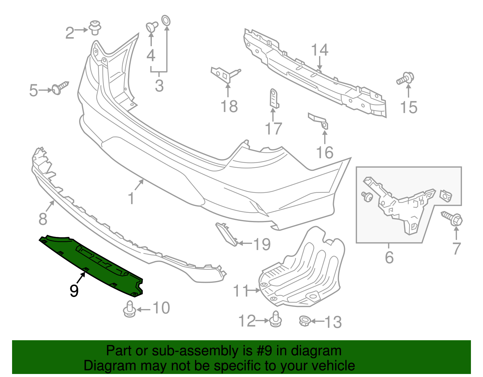 86697-C2700 - High-Quality Bumper Splash Shield for 2018-2019 Hyundai ...
