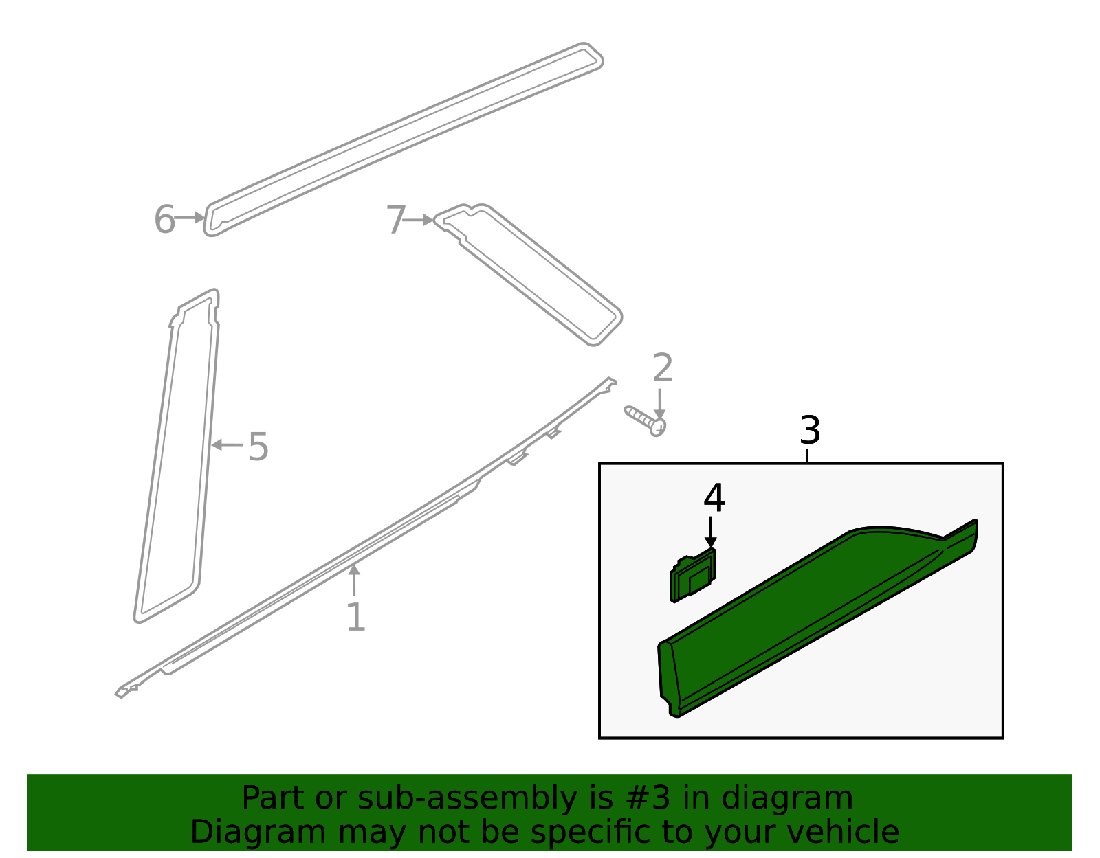Hyundai - 87731-K2010 - Side Molding - 2020-2025 Hyundai Venue | OEM ...