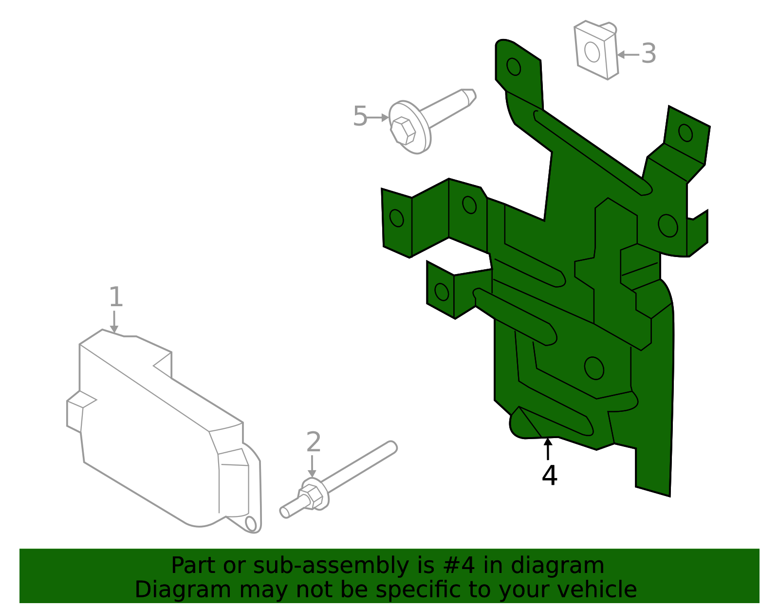 2020-2022 Ford Cruise Control Distance Sensor Bracket LC3Z-14C022-A ...