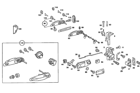 Locking System for 1977 Mercedes-Benz 240D | Mercedes-Benz USA LLC