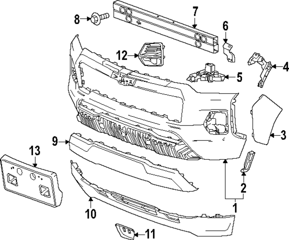 2023-2025 Chevrolet Colorado Guide Bracket 84785994 | Shop Matick Buick GMC