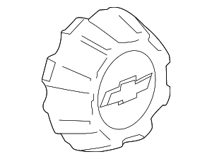 2015-2019 Chevrolet Front and Rear Wheel Trim Cap 22909149 | OEM Parts ...
