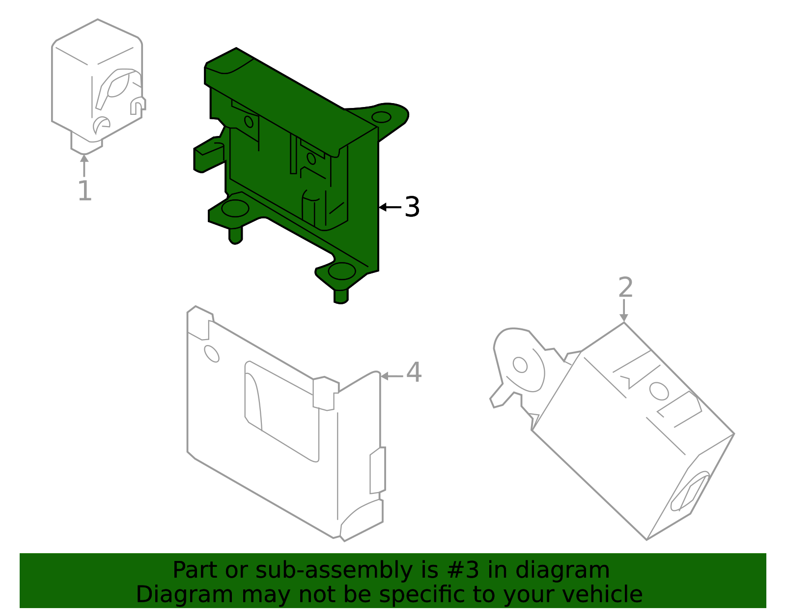 2017-2024 Subaru Ignition Immobilizer Module 88205FL102 | Subaru Parts ...